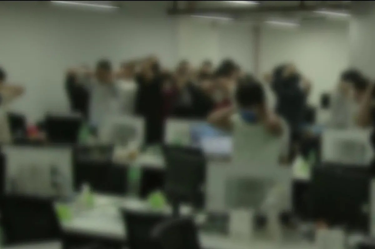 Gusaling hinihinalang nagpapatakbo ng investment at love scams sinalakay | ABS-CBN News