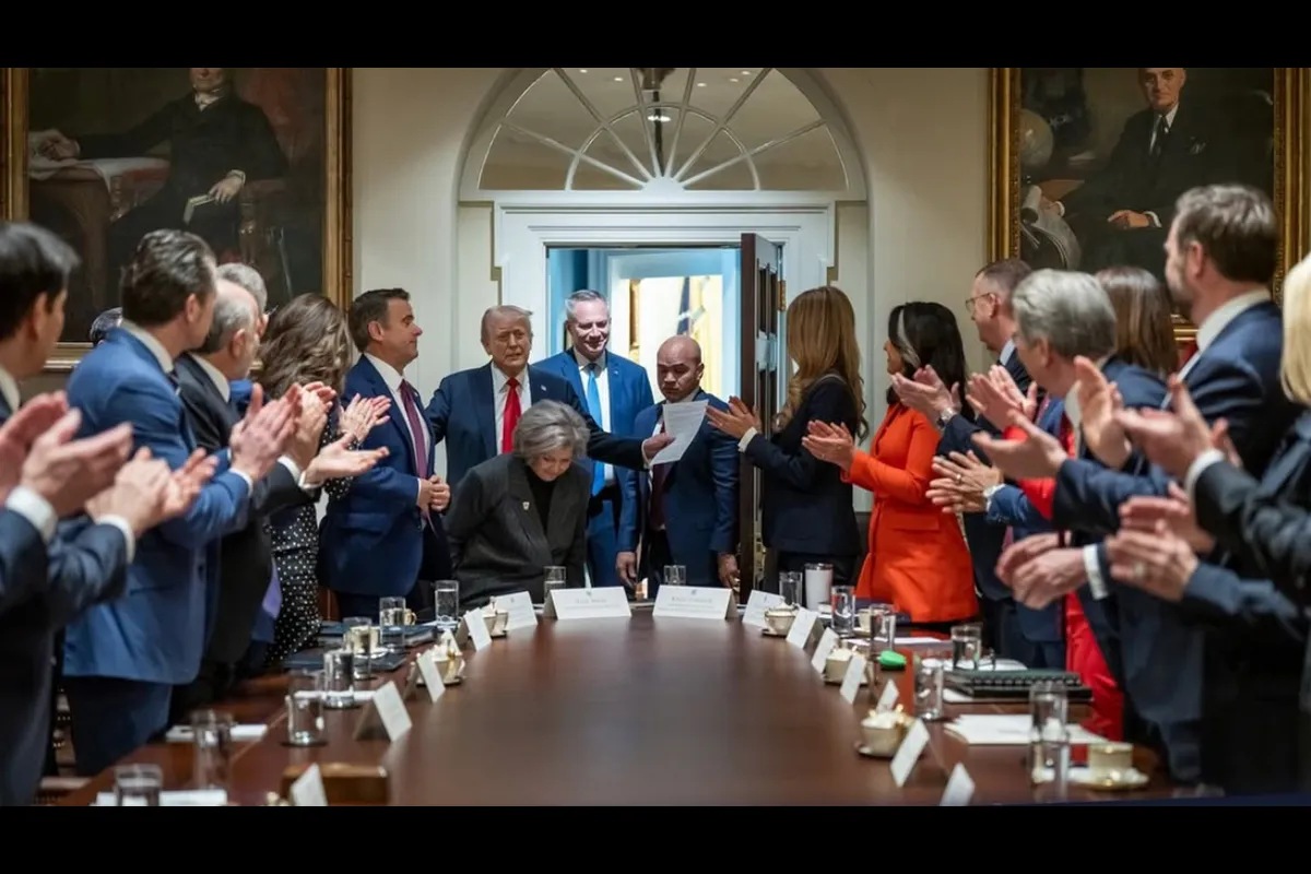 Musk stars at Trump's first cabinet meeting | ABS-CBN News