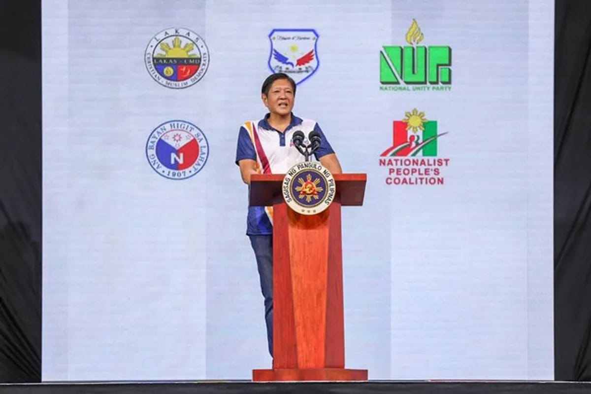 Marcos focuses on unity in campaign speech for senatorial bets | ABS ...