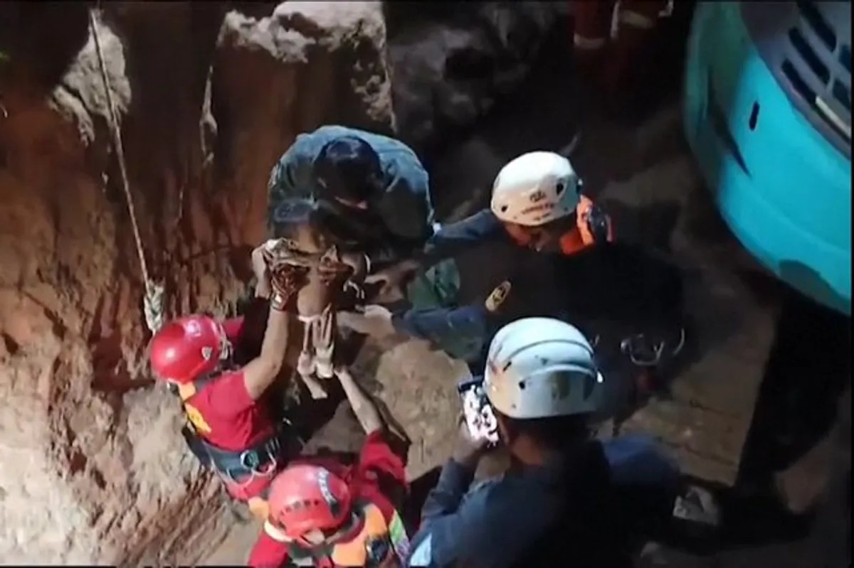 Toddler rescued after falling into well in Peru | ABS-CBN News
