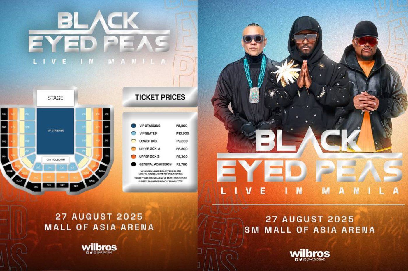 Here are the ticket details for Black Eyed Peas Manila concert on ...
