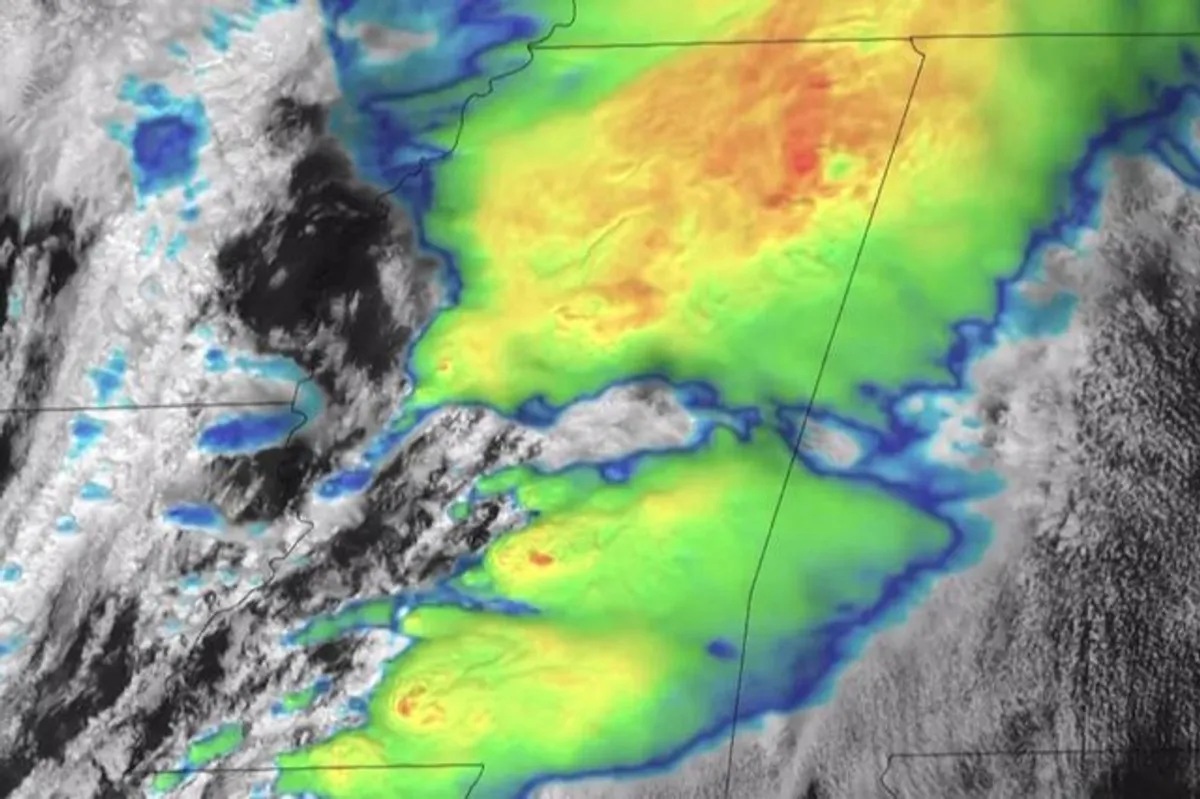 Satellite images show intense storm activity across southern US | ABS ...