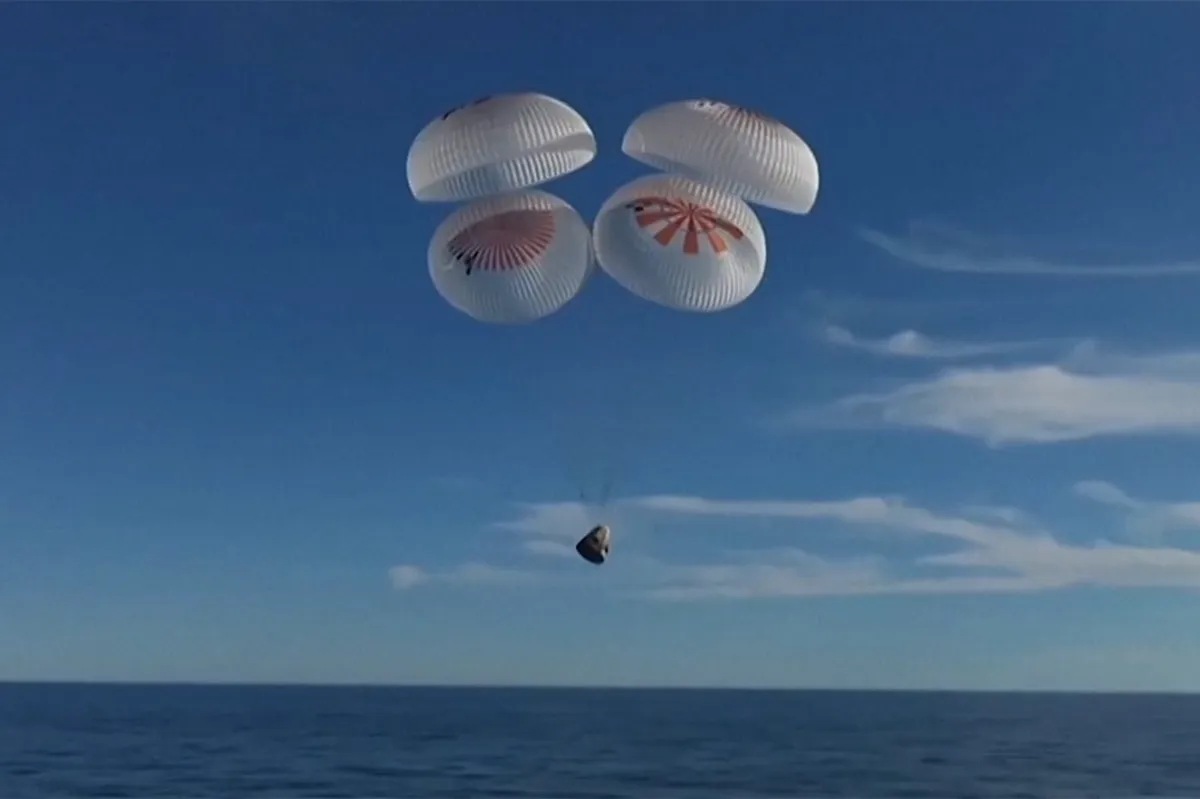 'Stranded' NASA astronauts back on Earth after splashdown | ABS-CBN News