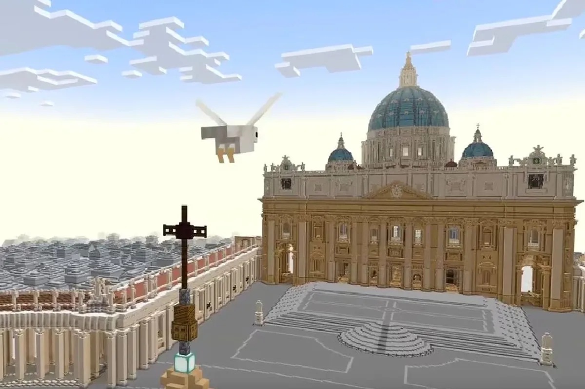 Vatican, Microsoft collab to put St. Peter's Basilica on Minecraft ...