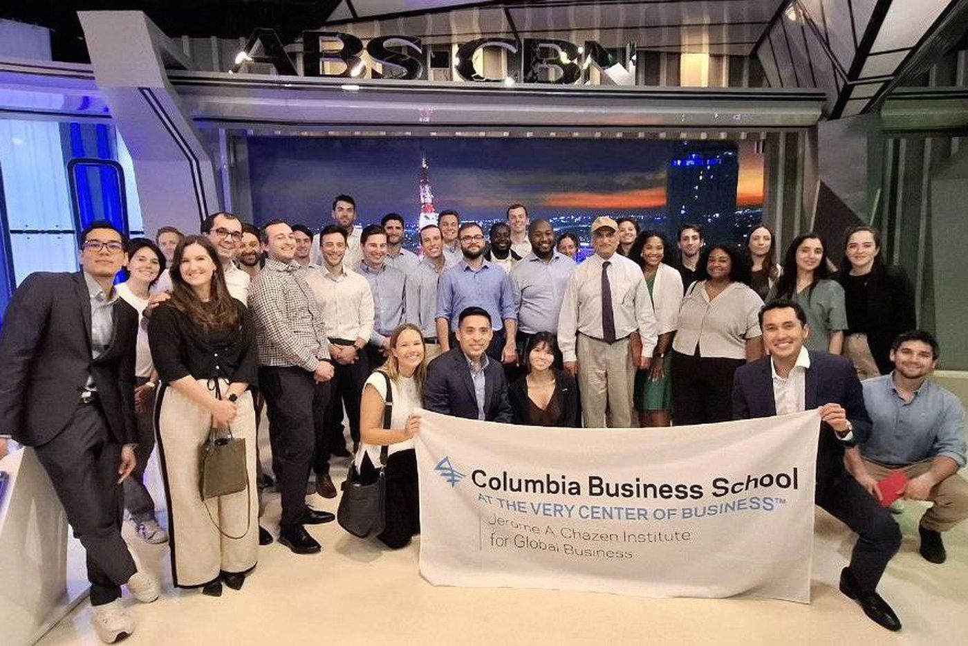 Columbia Business School MBA students visit ABS-CBN anew to learn about ...