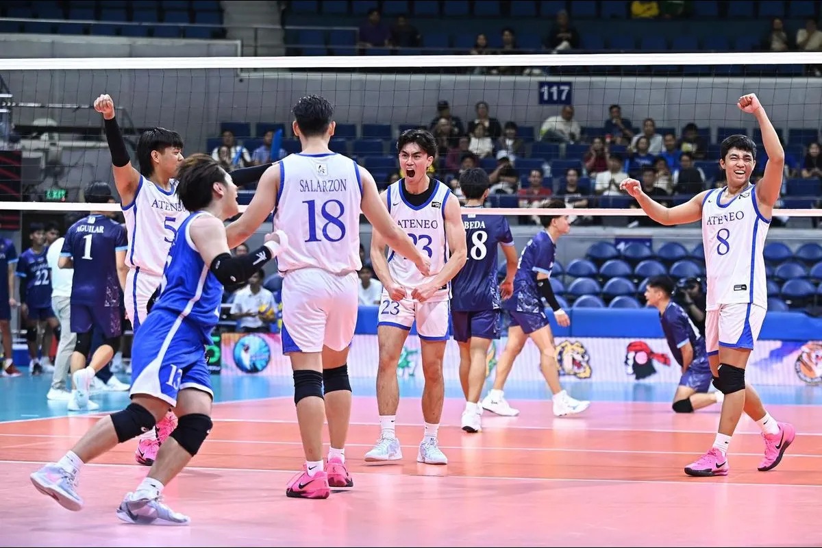 UAAP: Ateneo takes down Adamson for third straight win in men’s volley | ABS-CBN Sports