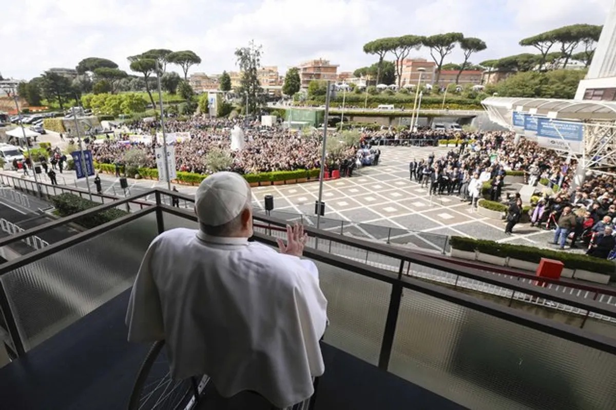 Convalescing pope talks of healing as he misses another Angelus | ABS ...