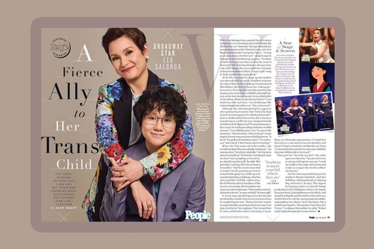 Lea Salonga shares how she supported her child Nic Chien into ...
