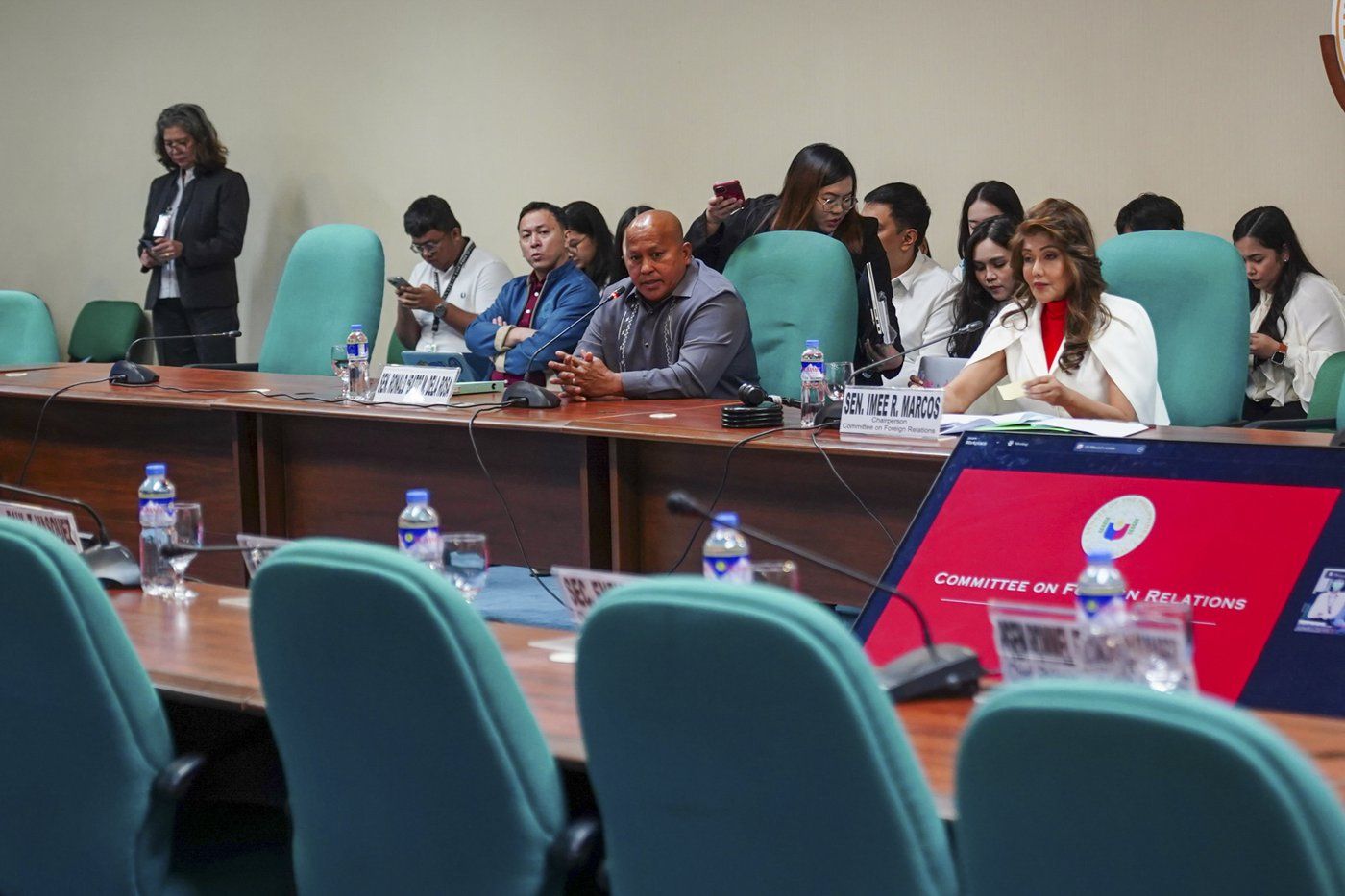 Empty chairs at Senate inquiry on Duterte arrest as Cabinet execs skip hearing | ABS-CBN News