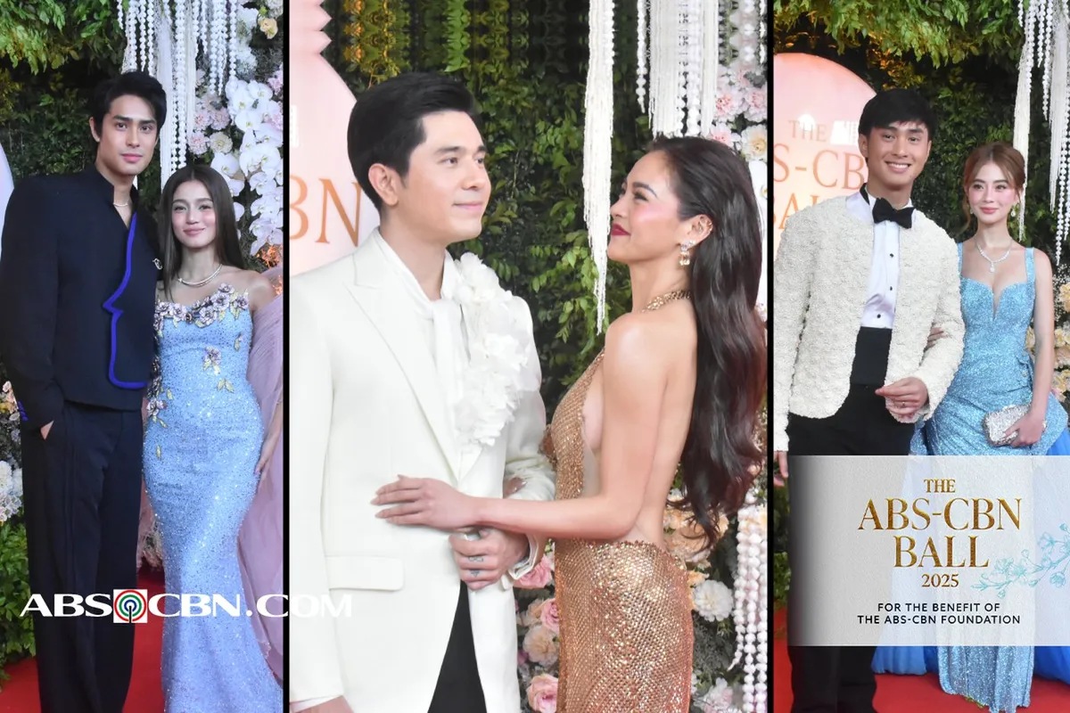 LOOK: Kapamilya Love Teams grace the red carpet of the ABS-CBN Ball 2025 | ABS-CBN Entertainment