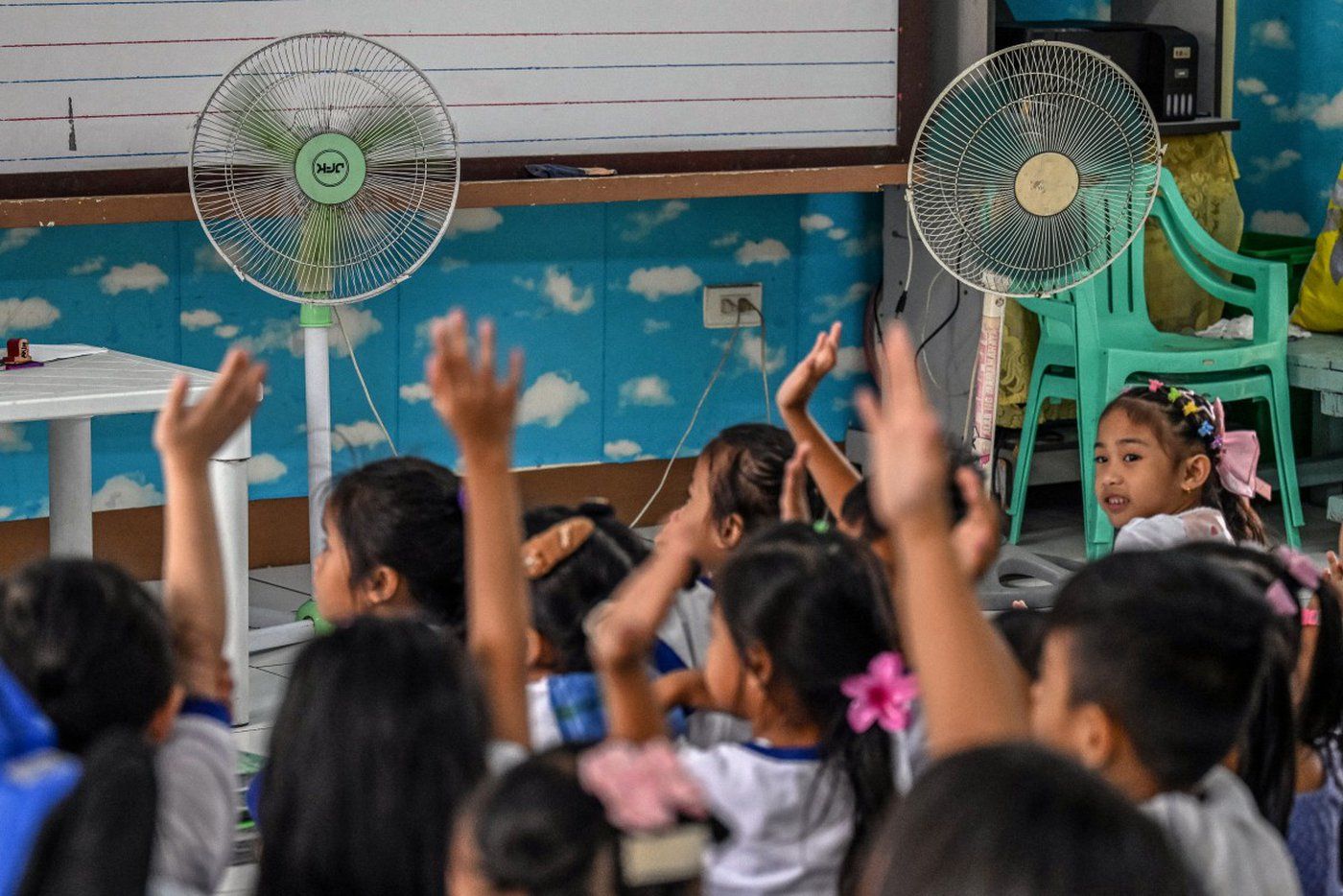 Early holiday, more fans: Philippine schools adapt to climate change ...