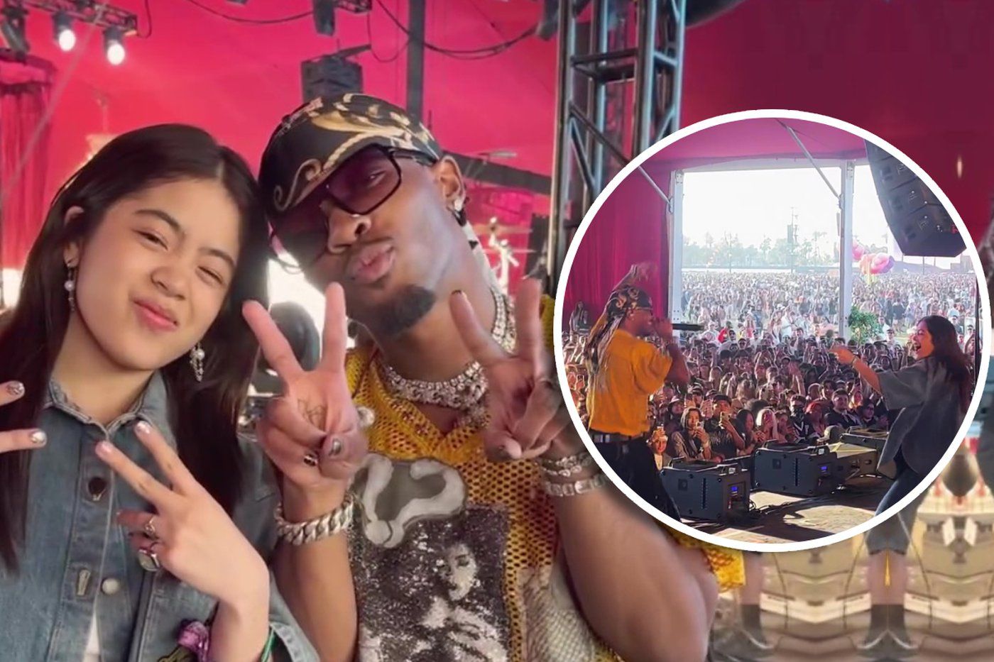 Niana Guerrero makes Coachella stage debut with d4vd | ABS-CBN ...