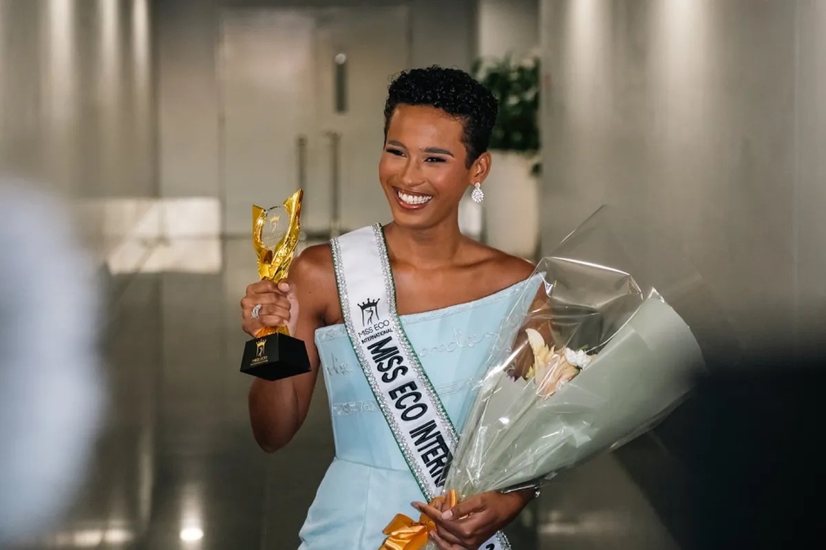 Newly crowned Miss Eco International Alexie Brooks back in PH ...
