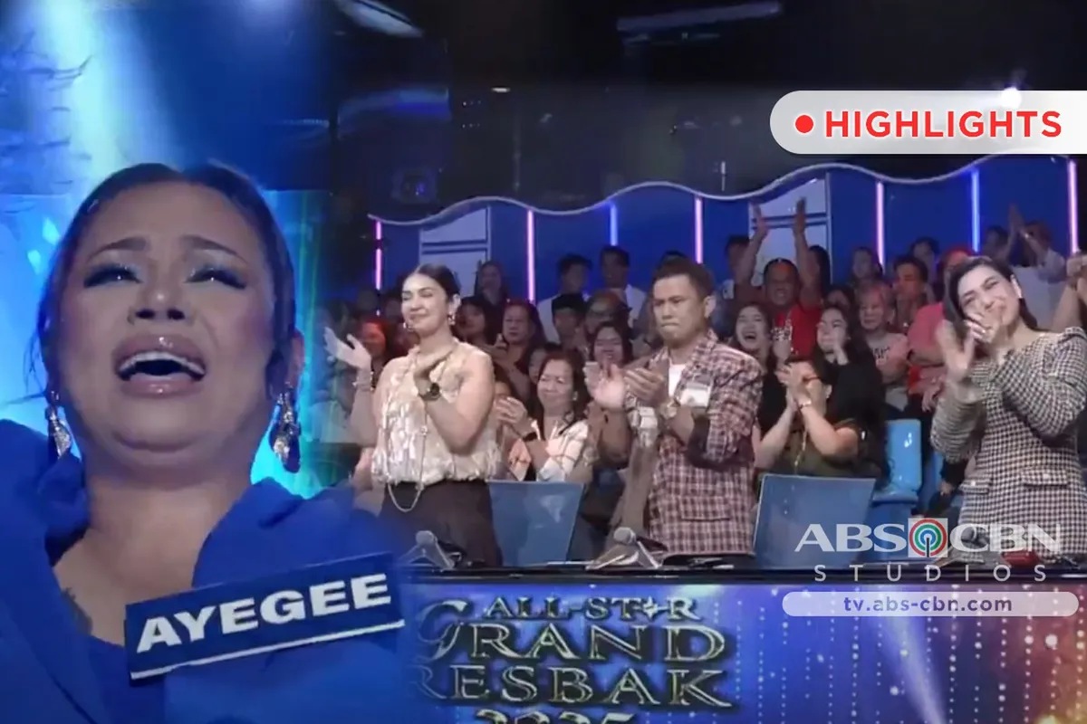 Ayegee, nakakuha ng standing ovation mula sa mga hurados | It’s ...