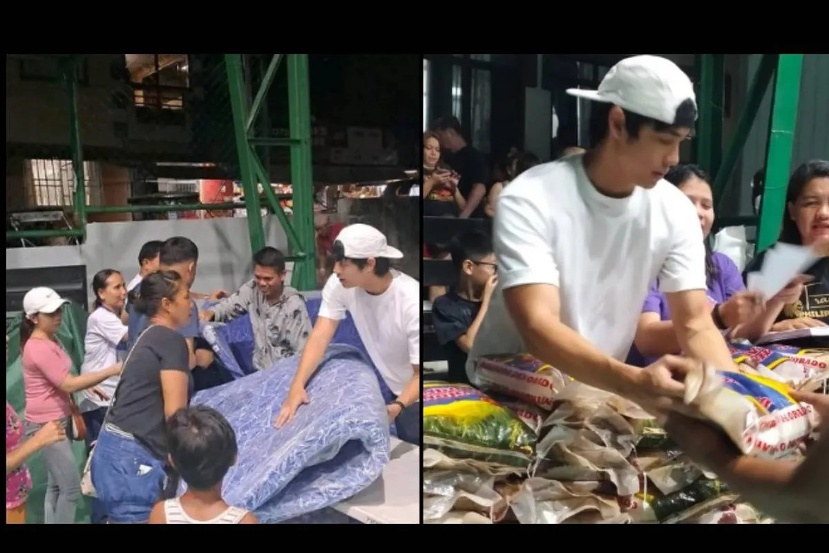 LOOK: Donny Pangilinan spotted helping in relief ops for fire victims | ABS-CBN Entertainment