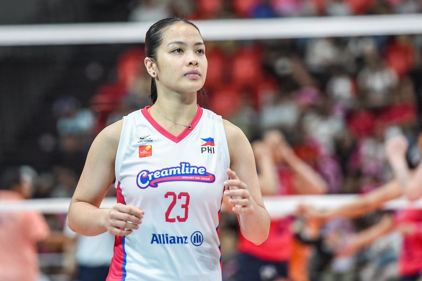AVC: Jema Galanza taking it all in as she reps the flag with Creamline ...