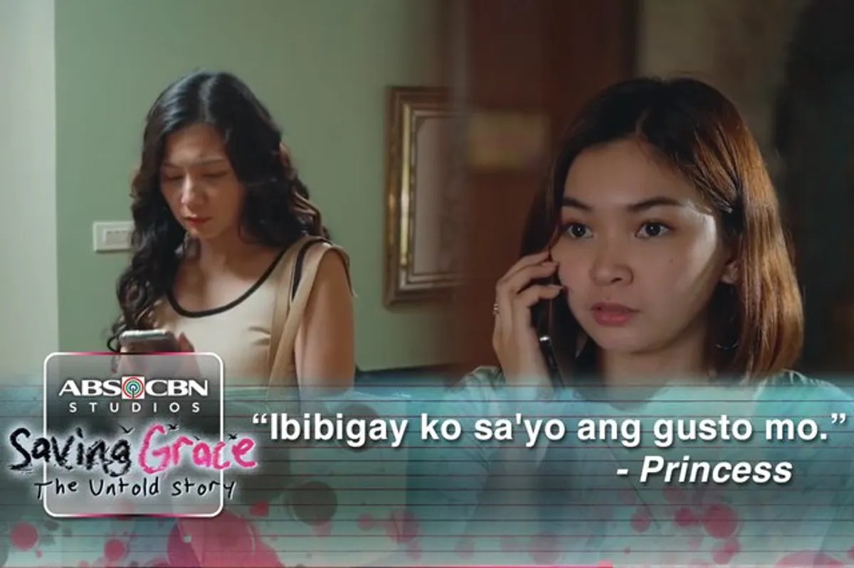 Saving Grace: Princess, tinawagan si Sarah para ibalik si Grace ...