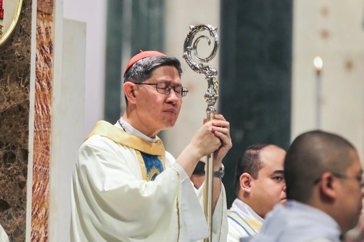 Cardinal Tagle celebrates Mass with Filipino faithful at his titular ...