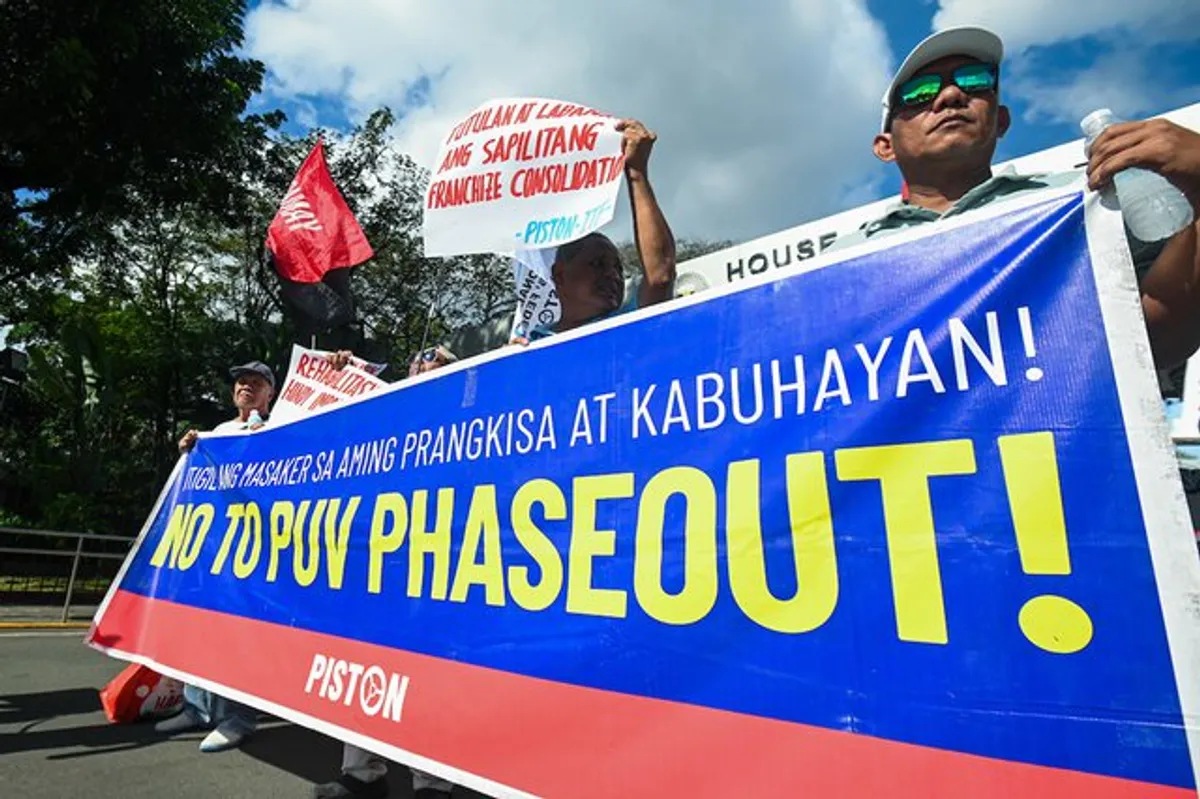 PISTON protests new DOTr push for PUV consolidation | ABS-CBN News