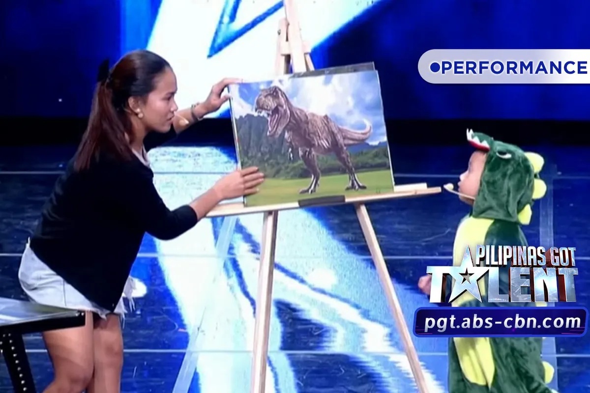 WATCH: RapRap wows everyone with his incredible talent for dinosaurs | PGT 2025 | ABS-CBN ...