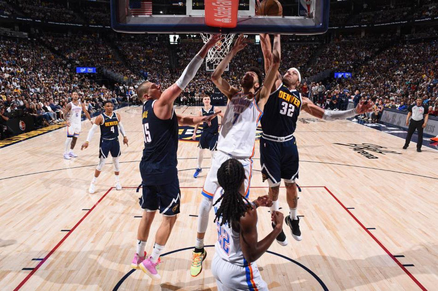 Thunder edge Nuggets to level NBA playoff series | ABS-CBN Sports