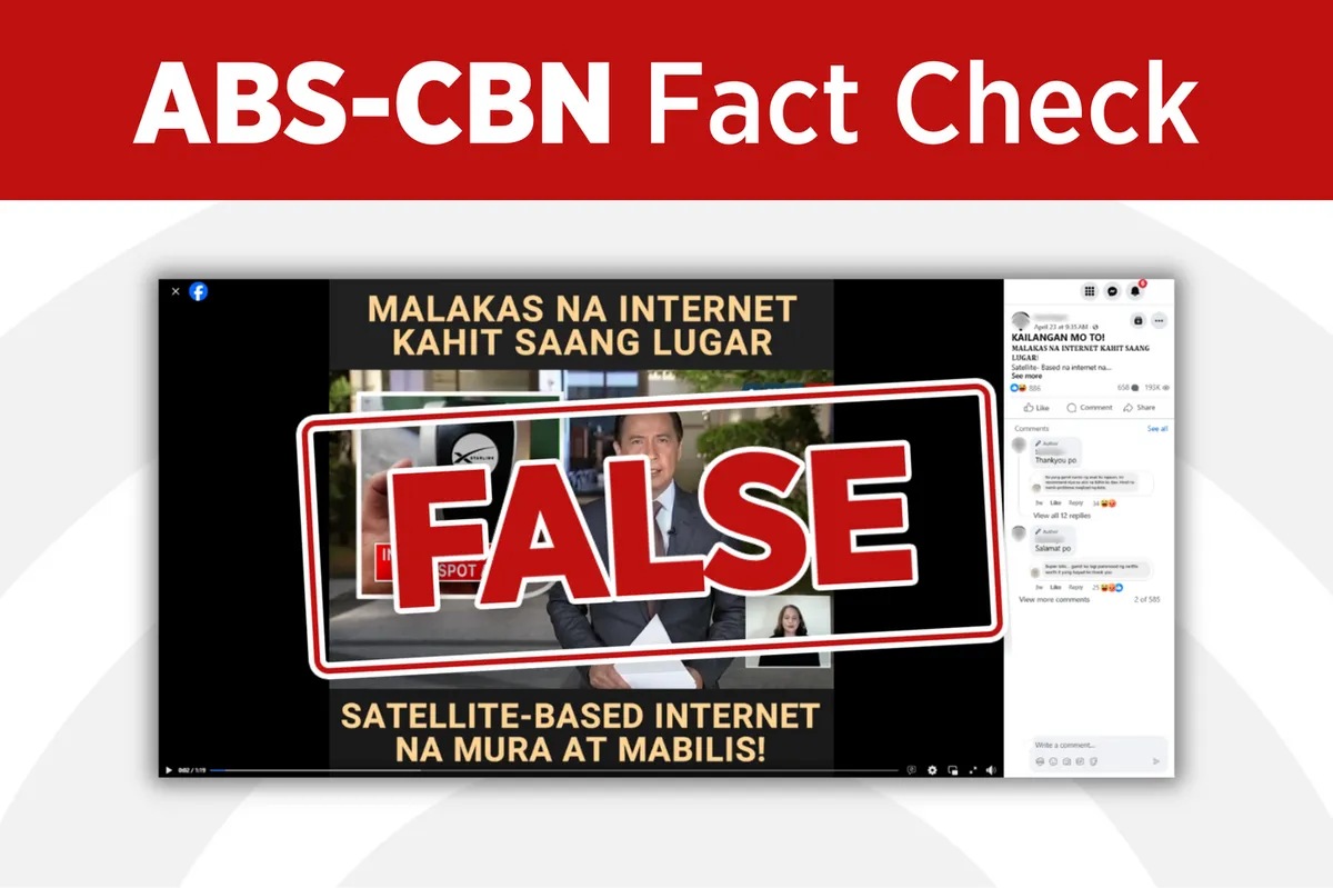 FACT CHECK: Walang report ang ABS-CBN News na nag-eendorso sa isang WIFI modem | ABS-CBN News