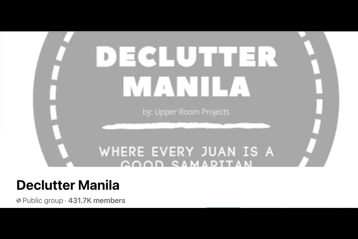 Want to give away or receive free items? Join the FB group Declutter Manila | ABS-CBN Lifestyle