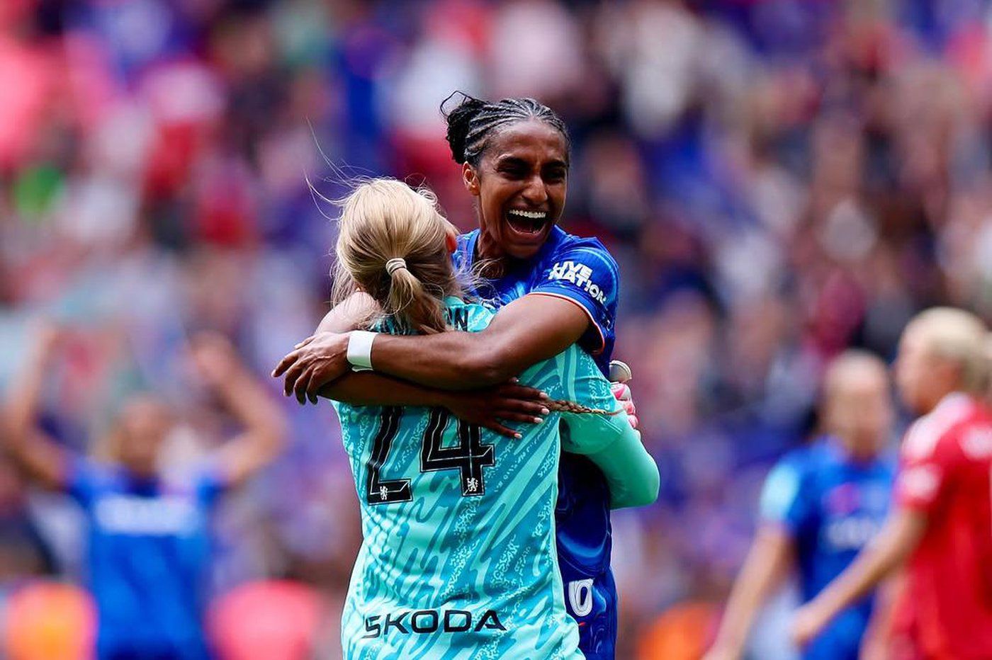 Chelsea win Women's FA Cup to complete English treble in Bompastor's ...