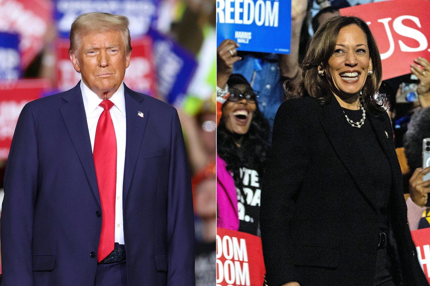 Trump calls to probe Kamala Harris celebrity endorsements | ABS-CBN News