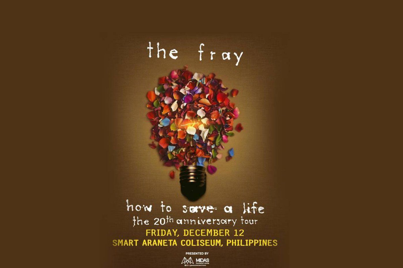 The Fray to stage concert in Manila in December as part of band's 20th ...