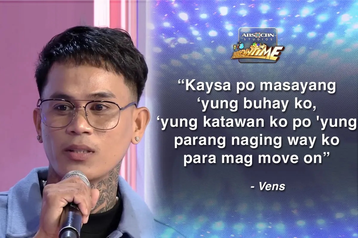 Vens, ipinaliwanag kung bakit marami siyang tattoo sa katawan | It’s Showtime | ABS-CBN ...
