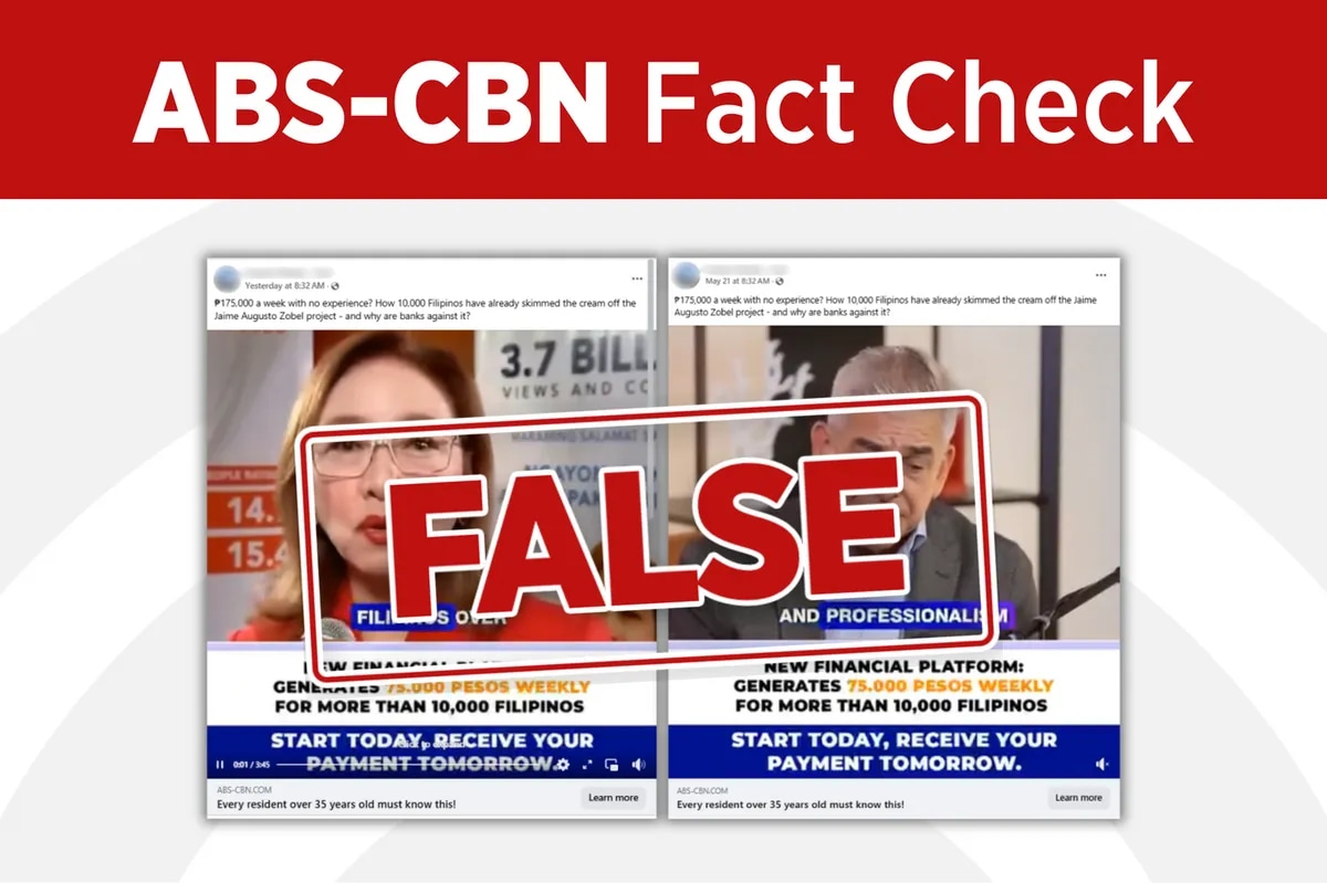 FACT CHECK: Peke ang video ni Zobel na nag-eendorso ng isang investment ...