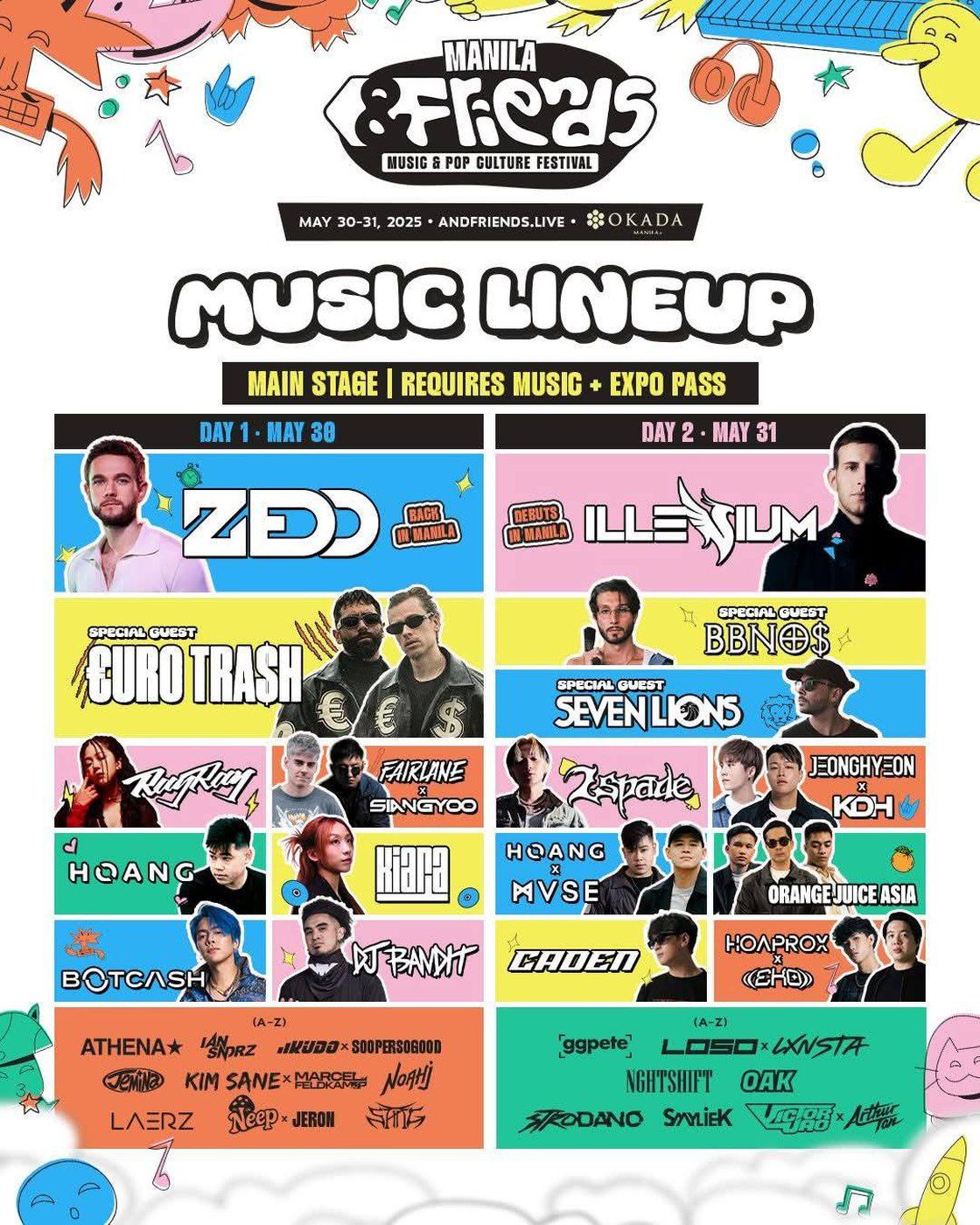 One Music PH Playlist: Tomorrowland of Manila—Zedd and Illenium ...