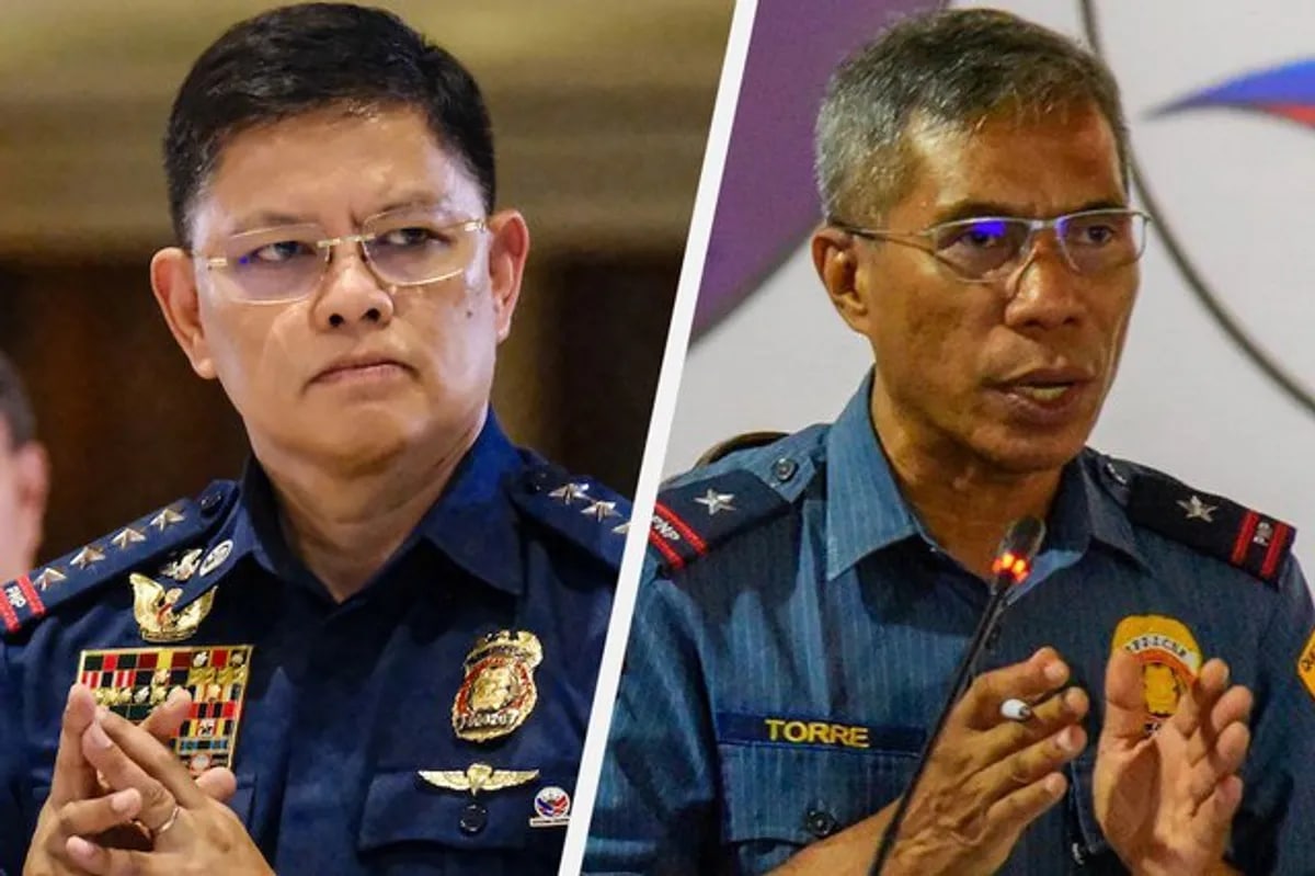 'Better than me': Outgoing PNP chief Marbil praises successor Torre ...