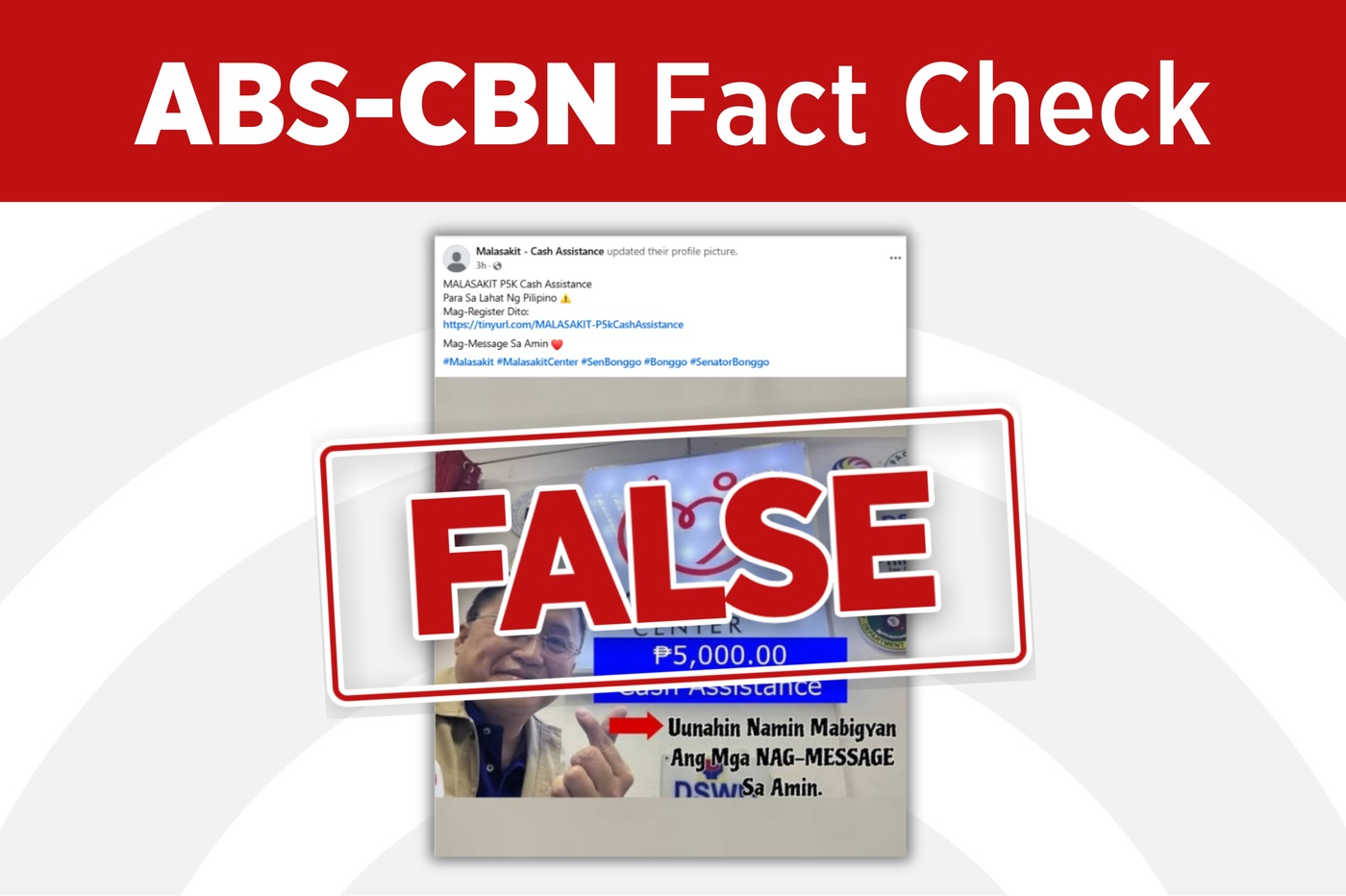 FACT CHECK: Hindi namimigay ng cash assistance online ang Malasakit ...