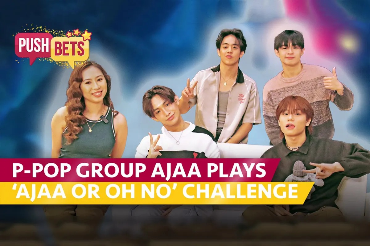 P-pop group AJAA plays ‘AJAA or Oh No’ Challenge | PUSH Bets | ABS-CBN Entertainment