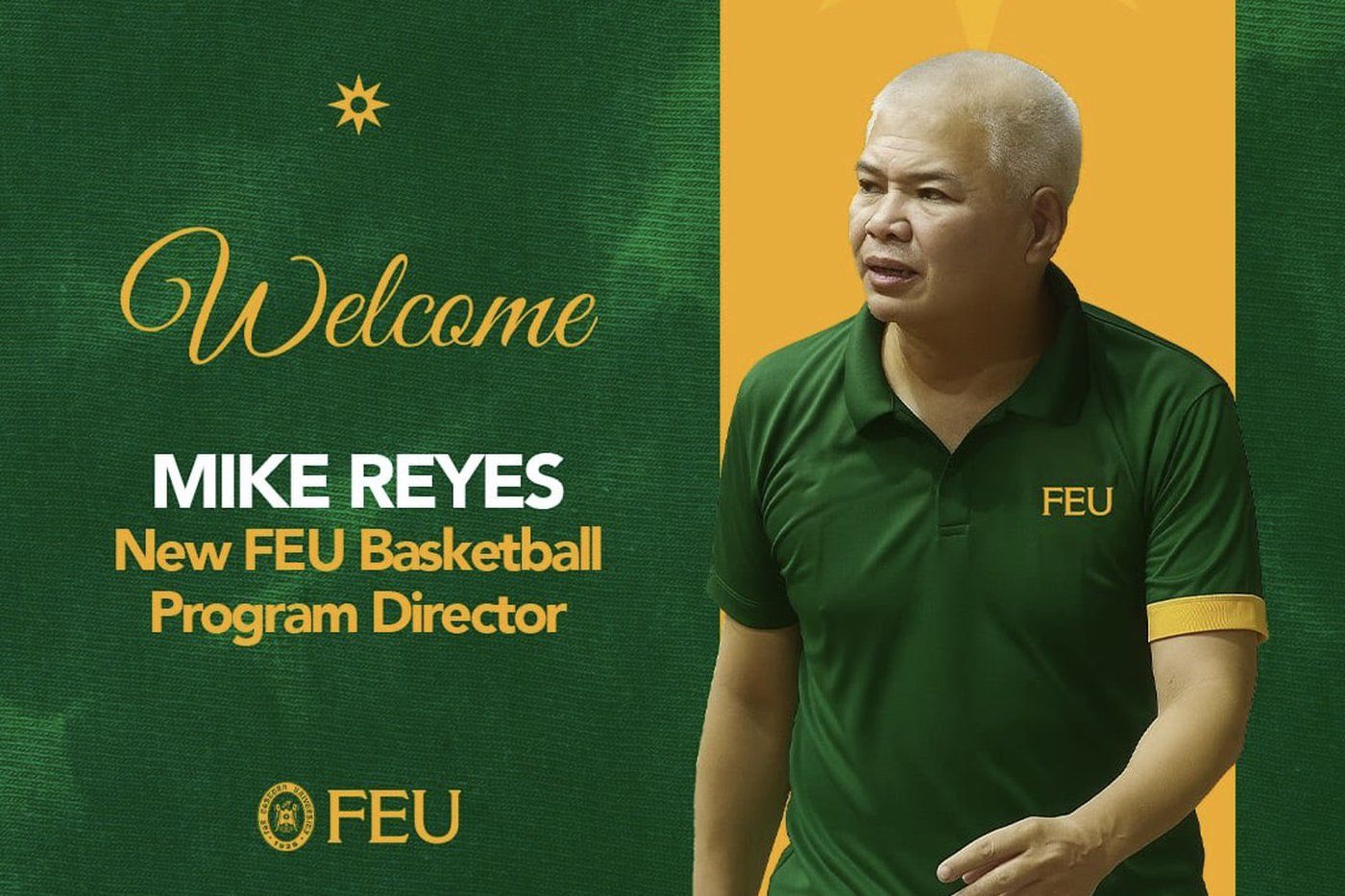 UAAP: Denok Miranda out, Mike Reyes in as FEU Tams program director ...