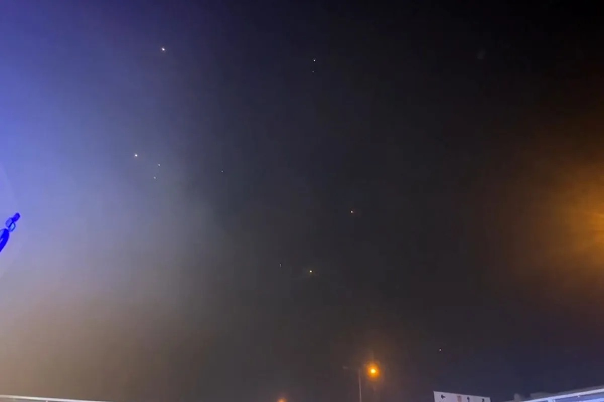 Missiles light Doha's night sky as explosions heard over the capital ...