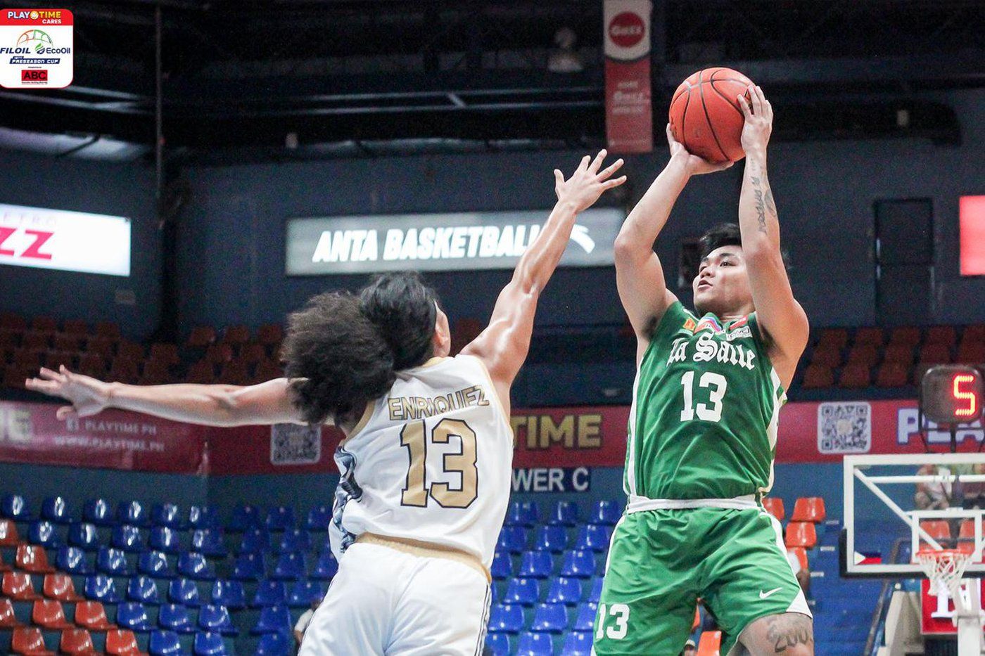 Kean Baclaan leads La Salle's smothering of former team NU in Filoil ...