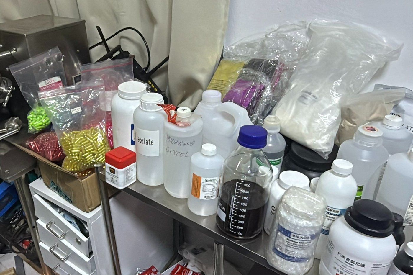 Party drugs, chemicals, firearms seized from drug lab in Cebu City ...