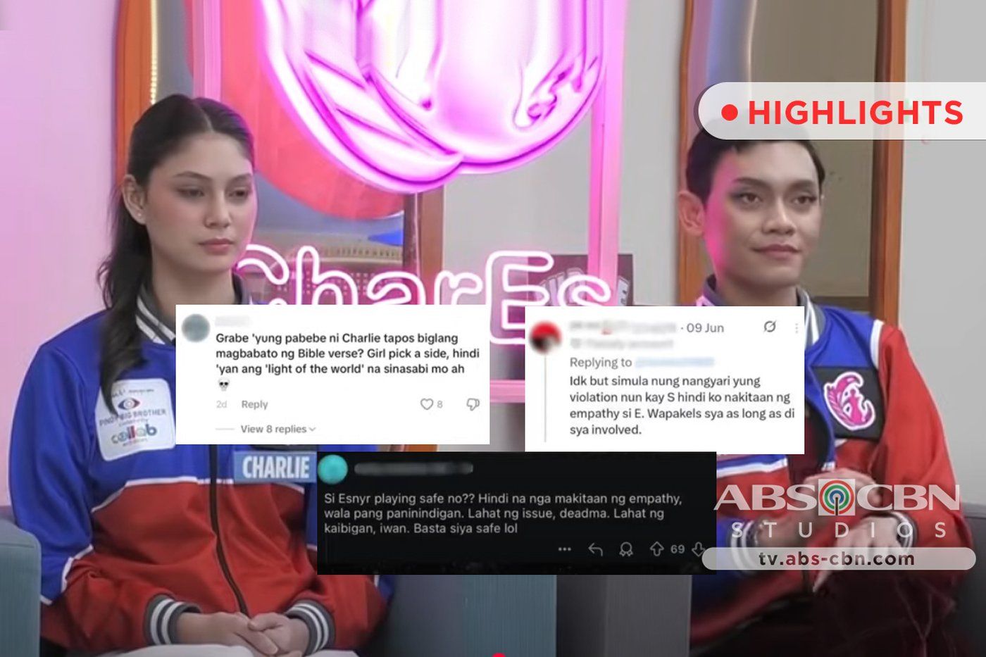 Day 115: CharEs, hinarap ang mga komento ng netizens | PBB Collab | ABS ...