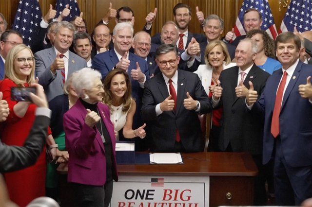 Trump wins major victory as Congress passes flagship bill | ABS-CBN News