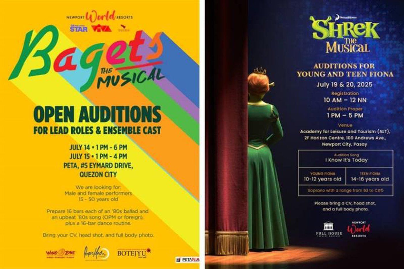 Auditions set for ‘Bagets The Musical’ and ‘Shrek’ | ABS-CBN Lifestyle