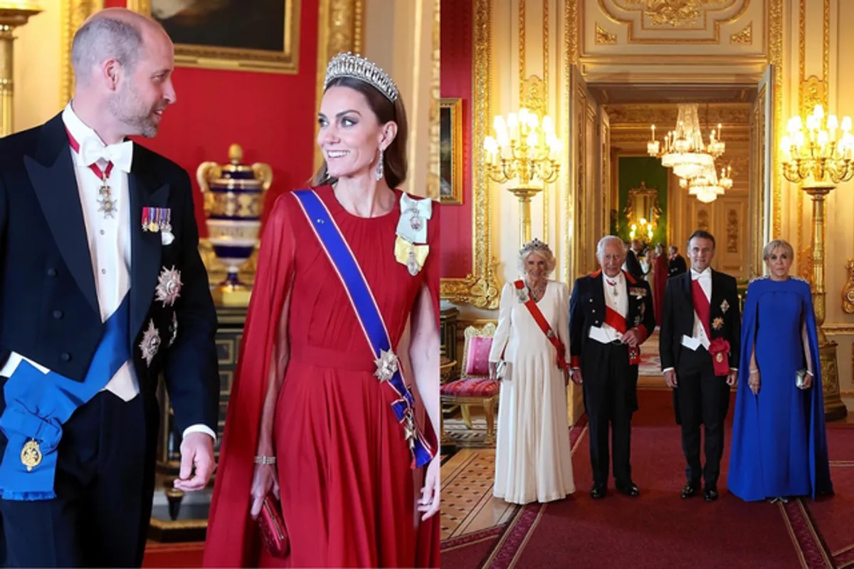 The Royals Went Full Glam At The French State Banquet—Here’s Every ...