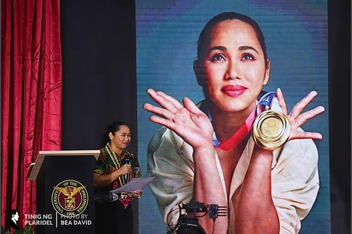 Hidilyn Diaz honored to be a guest speaker at UP College of Human ...
