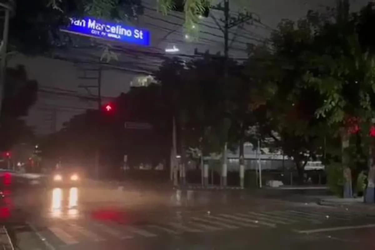 Rain drenches Manila early Friday | ABS-CBN News