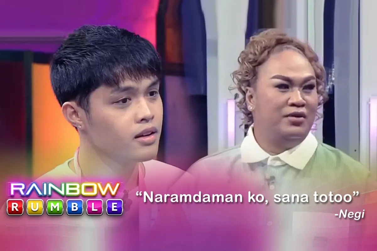 Rainbow Rumble: Negi, kinilig sa selos akting ni Elijah | ABS-CBN ...