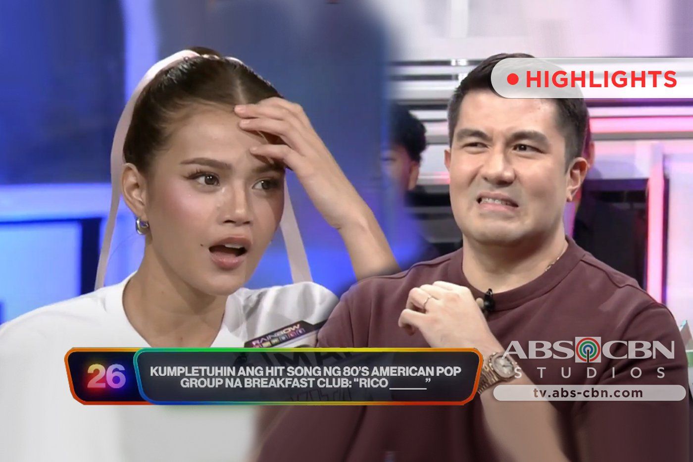 Rainbow Rumble: Maris, nagulat sa tanong tungkol sa isang “Rico” | ABS-CBN Entertainment