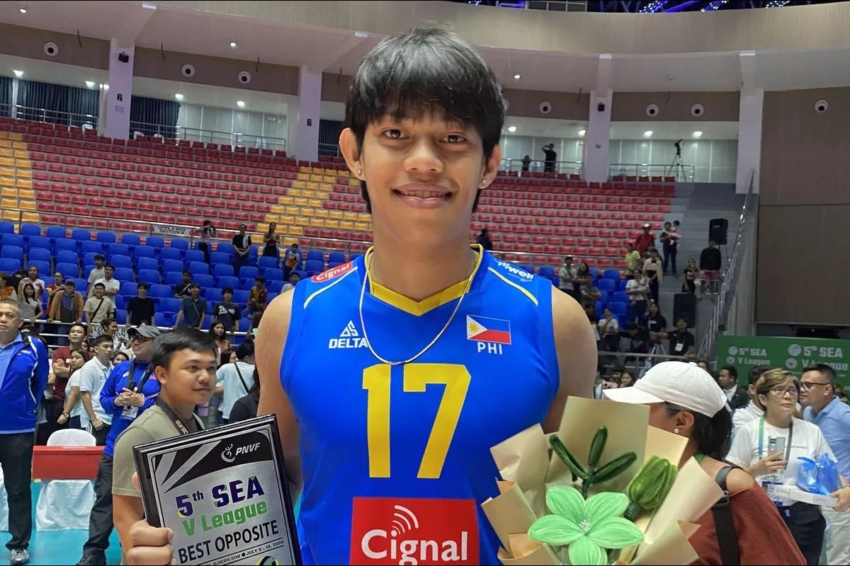 Leo Ordiales named Best Opposite Spiker in Leg 1 of SEA V.League | ABS ...