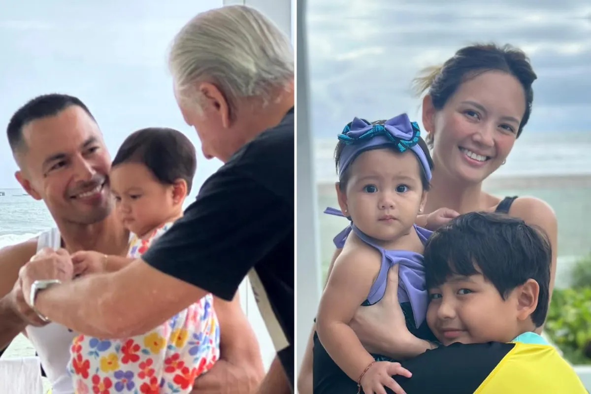 Derek Ramsay spends quality time with family at a beach getaway ...